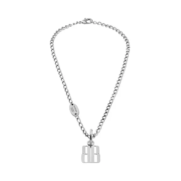 Balenciaga Nano Thin Necklace - Silver