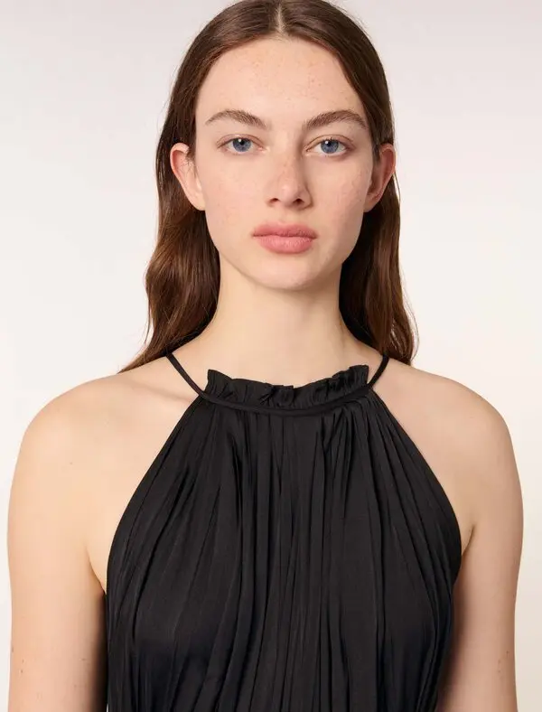 Maje Pleated Jumpsuit