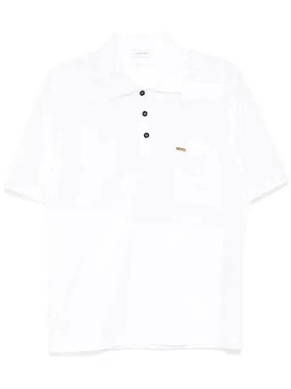 FERRAGAMO Cotton Polo Shirt - White