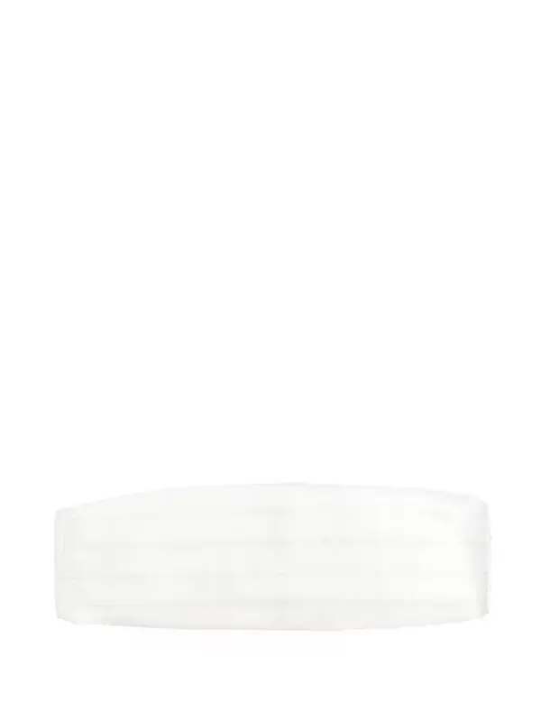 Junya Watanabe Satin Cummerbund - White