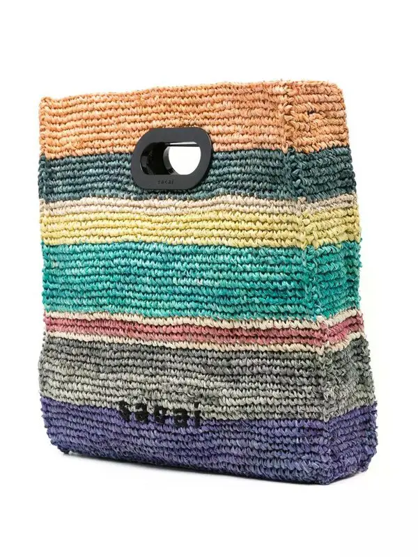 Sacai Medium Shopper Tote Bag - Green