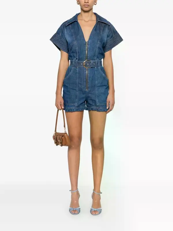 Elisabetta Franchi Denim Romper