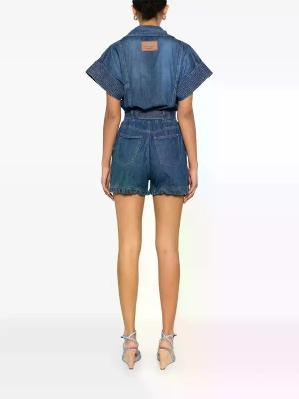 Elisabetta Franchi Denim Romper