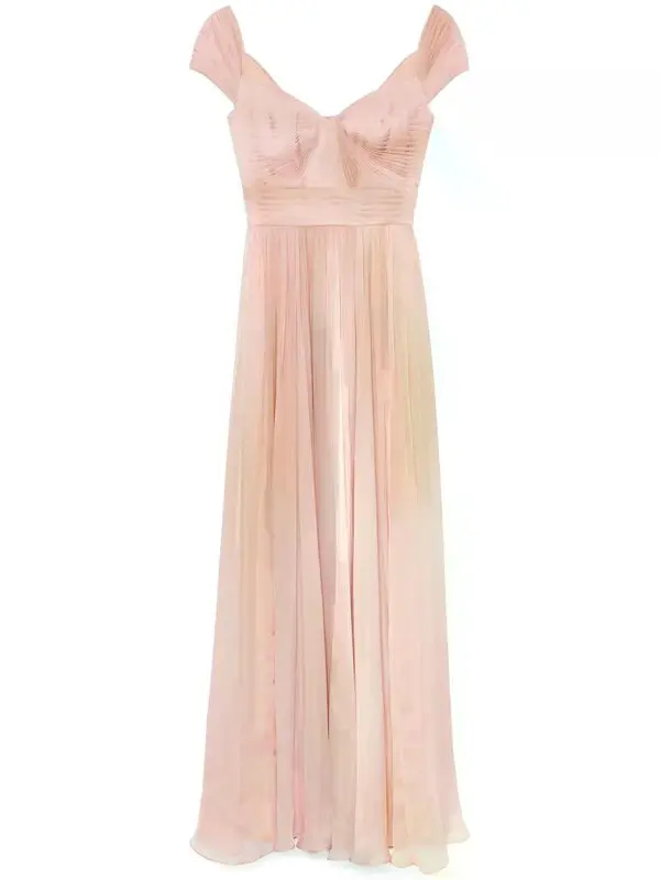 Elie Saab Pleated Gown