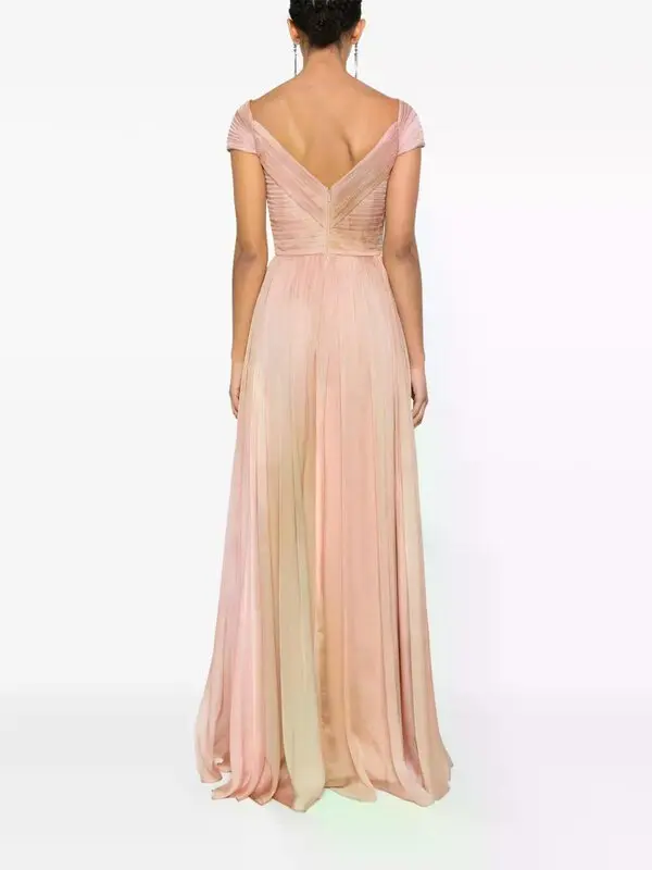 Elie Saab Pleated Gown