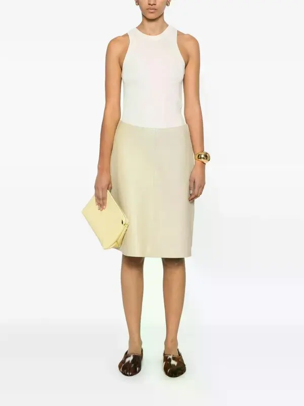 TOTEME Leather Mini Skirt