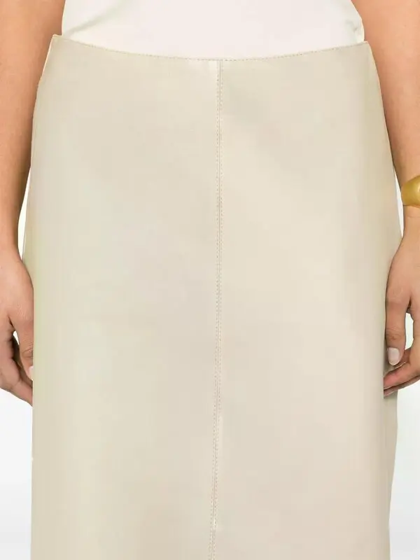 TOTEME Leather Mini Skirt