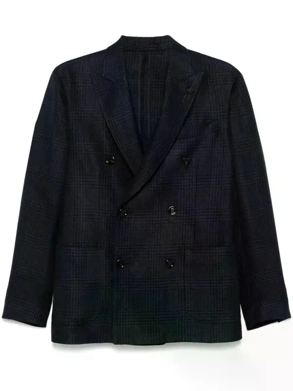 LARDINI Checked Blazer