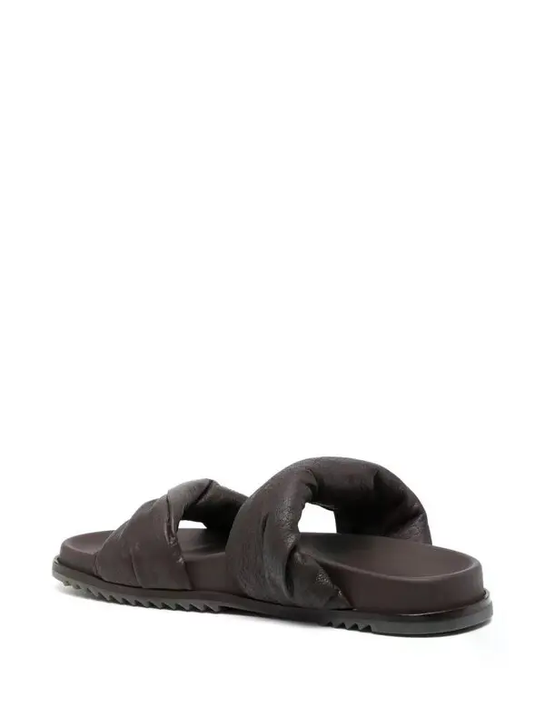 Rick Owens Round Toe Sandals - Brown
