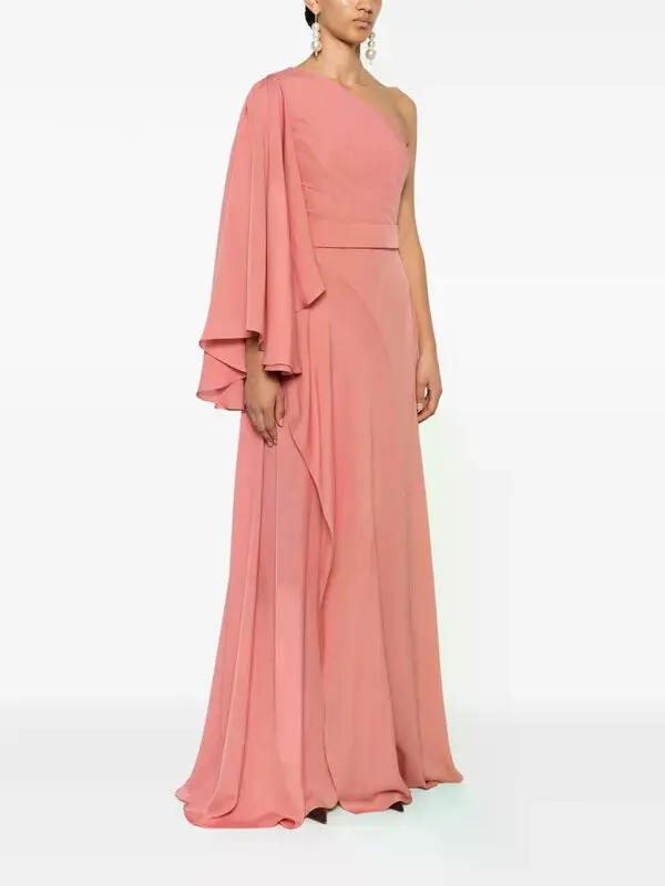 Elie Saab One-shoulder Gown - Pink