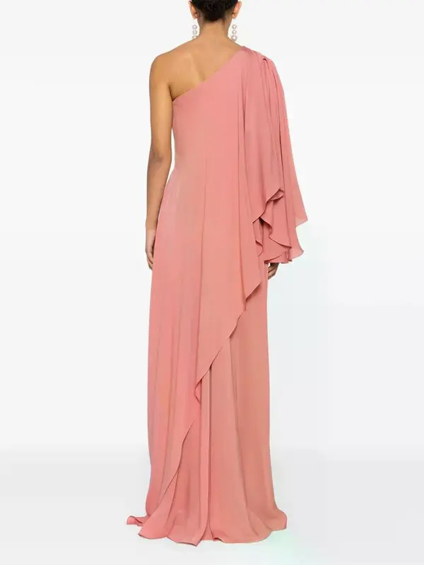 Elie Saab One-shoulder Gown - Pink