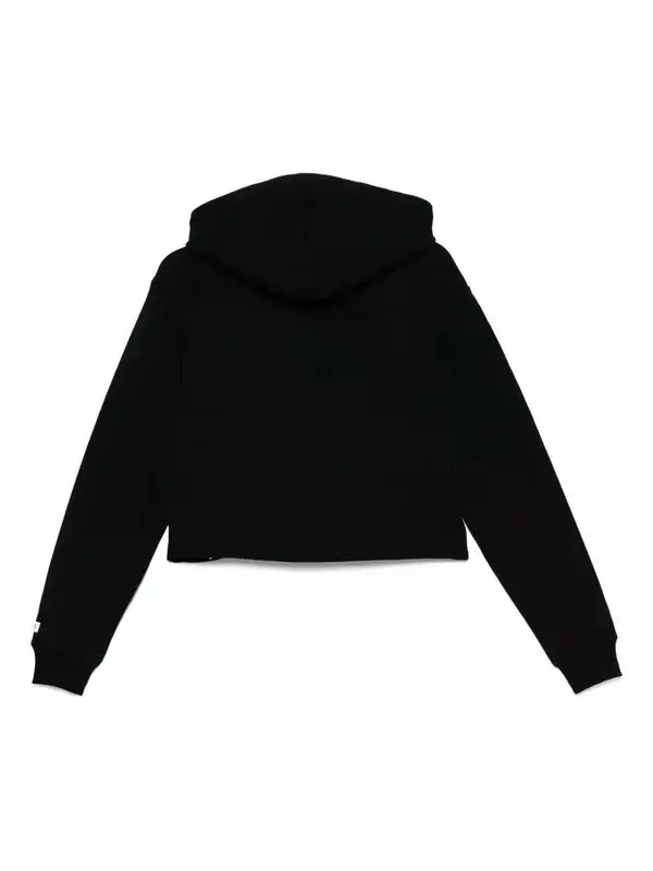 Gcds Ti Amo Print Cropped Hoodie