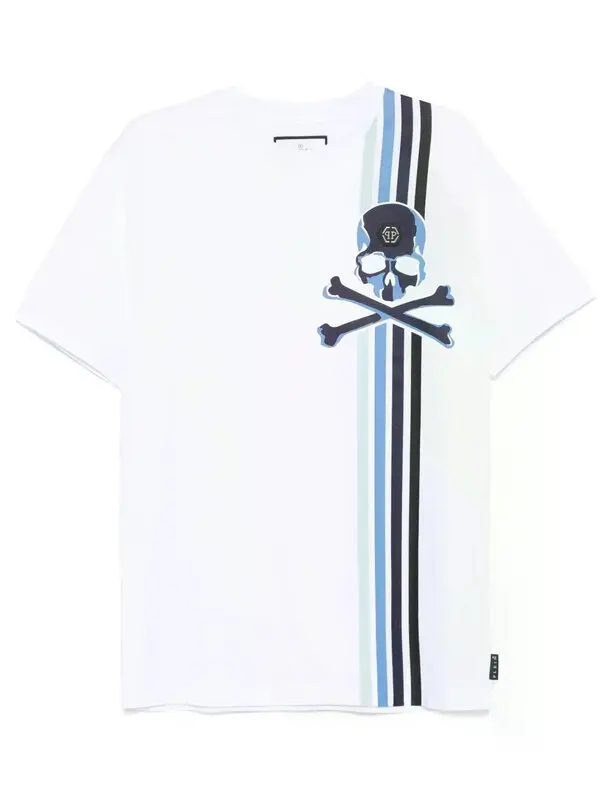 Philipp Plein Skull And Bones T-shirt - White