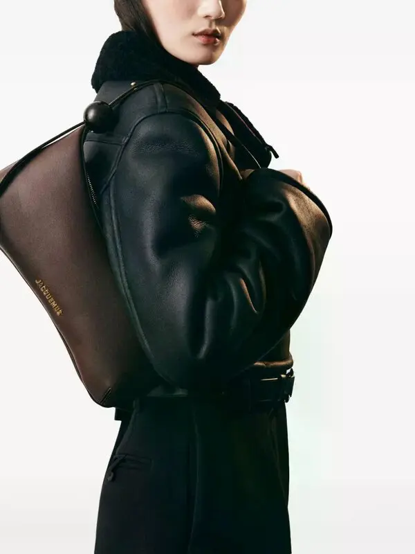 Jacquemus The Large Bisou Perle Bag - Brown
