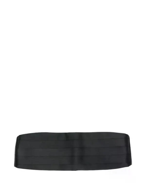 Junya Watanabe Satin Cummerbund - Black