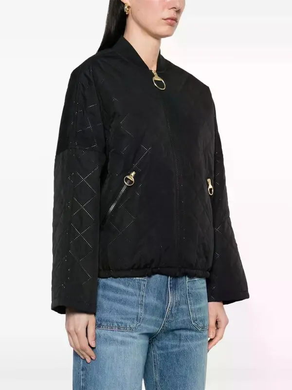 Barbour Emlyn Bomber Jacket - Black
