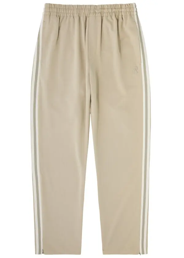 REPRESENT Striped Stretch-jersey Track Pants
