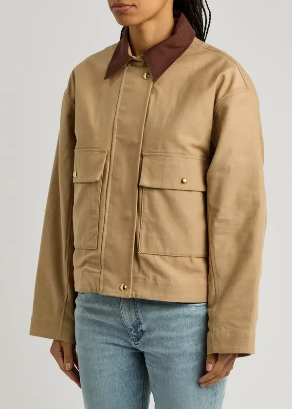 Rag & Bone Nonie Cotton Jacket - Beige