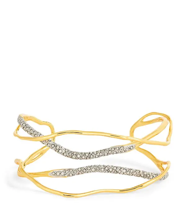 Alexis Bittar Plated Solanales Cuff - Gold