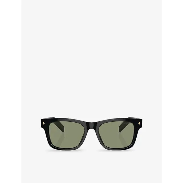 Prada Pr A17s Square-frame Sunglasses - Black