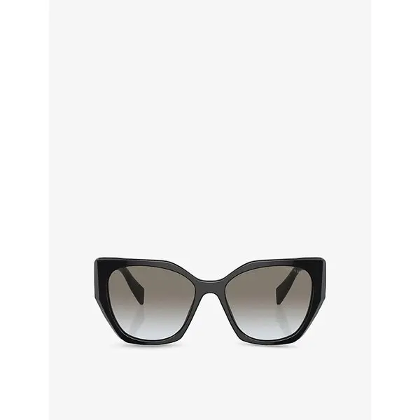Prada Pr 19zs Square-frame Sunglasses - Black
