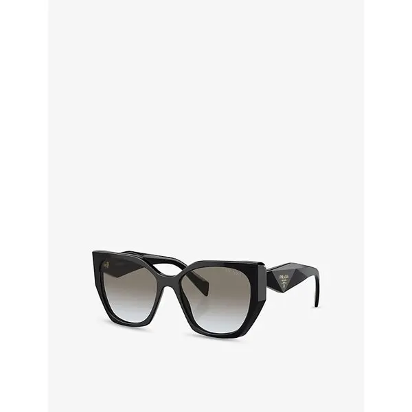 Prada Pr 19zs Square-frame Sunglasses - Black