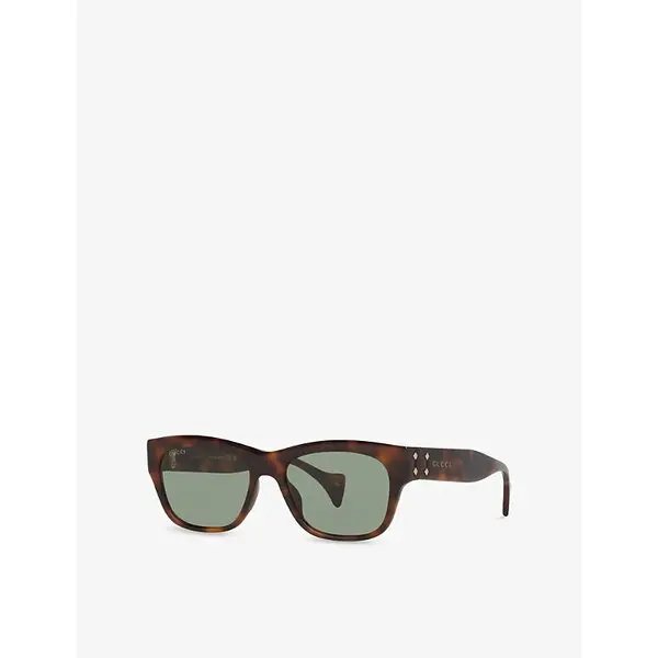 Gucci Gg1706s Tortoiseshell Square Sunglasses