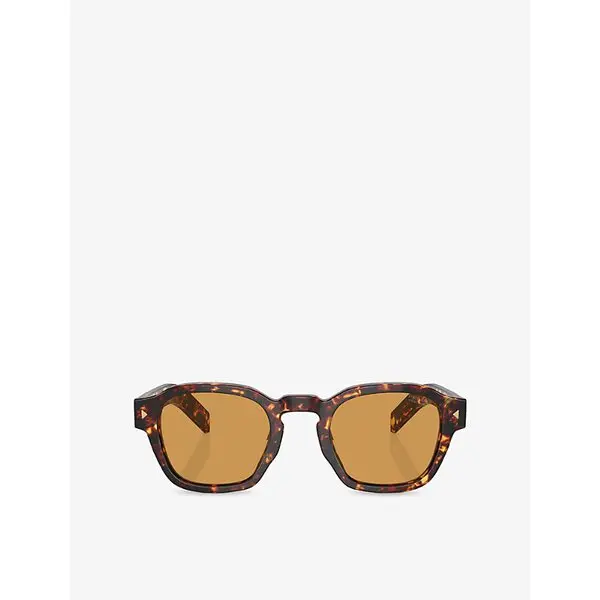 Prada Phantos-frame Sunglasses - Brown
