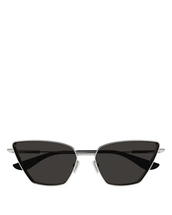 Alexander McQueen Cat Eye Sunglasses - Silver