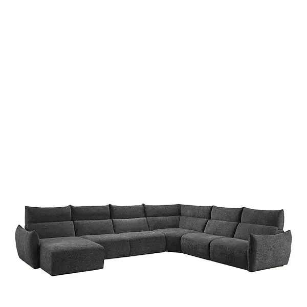 GIUSEPPE NICOLETTI Paradiso 6-piece Sectional - Baobab - Graphite
