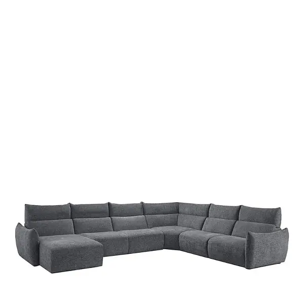 GIUSEPPE NICOLETTI Paradiso 6-piece Sectional - Baobab - Grigio