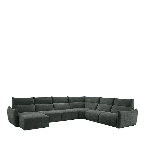GIUSEPPE NICOLETTI Paradiso 6-piece Sectional - Baobab - Verde