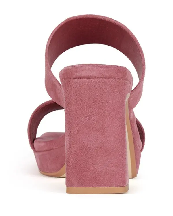 Jeffrey Campbell Platform Heeled Sandals - Dusty Rose