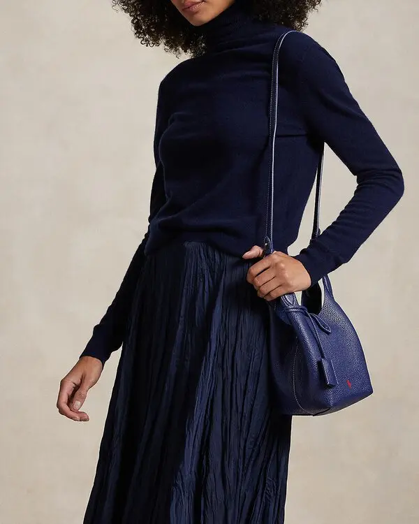 Polo Ralph Lauren Polo Play Leather Tote & Crossbody - Ink