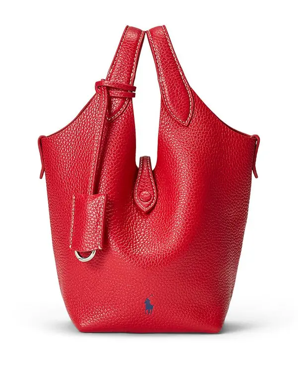 Polo Ralph Lauren Polo Play Leather Tote & Crossbody - Red