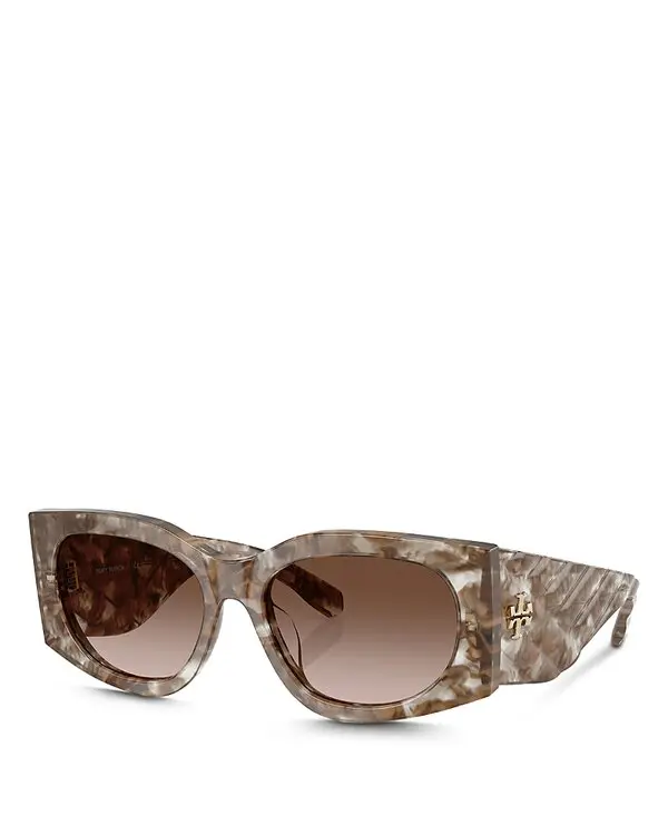 Tory Burch Rectangular Sunglasses - Brown Gradient