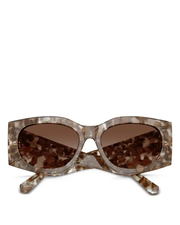 Tory Burch Rectangular Sunglasses - Brown Gradient