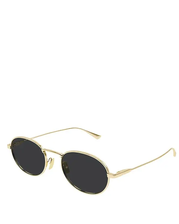 Saint Laurent Oval Sunglasses 52mm - Gold