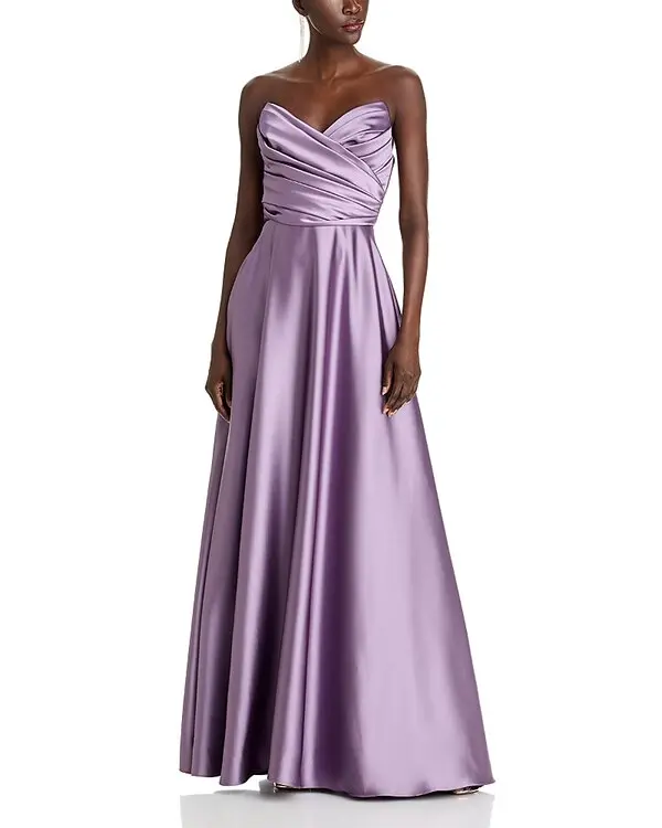 Amsale Strapless Gown