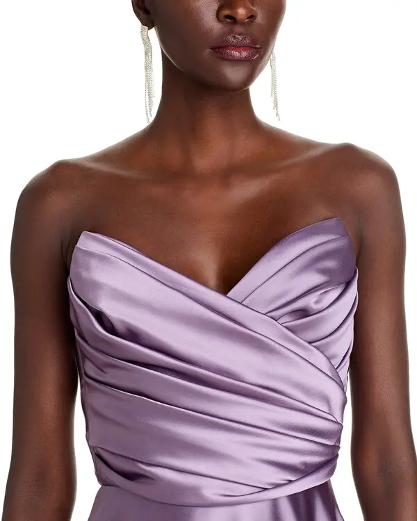 Amsale Strapless Gown
