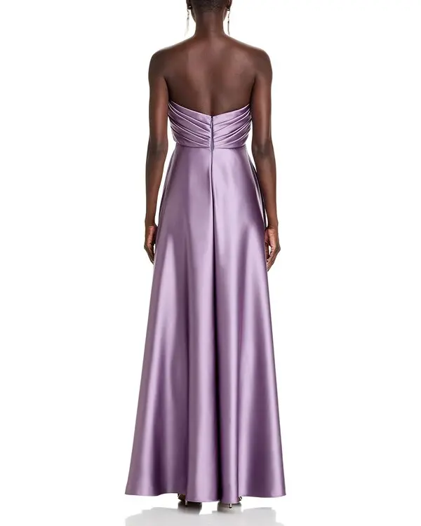 Amsale Strapless Gown