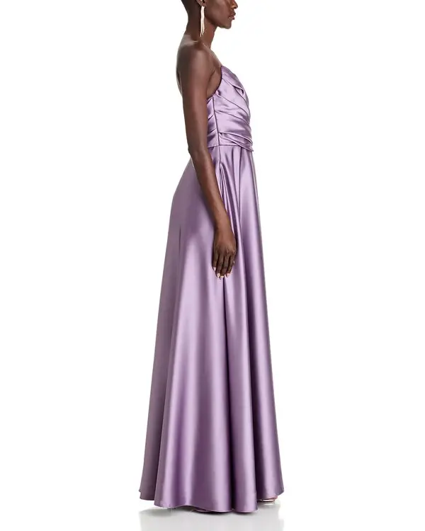 Amsale Strapless Gown