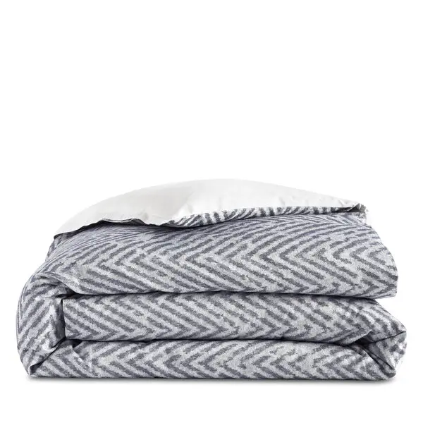 HUDSON PARK COLLECTION Distressed Chevron Duvet Cover, King Exclusive