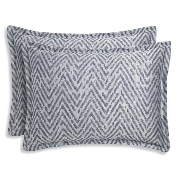 HUDSON PARK COLLECTION Distressed Chevron King Sham Set Exclusive