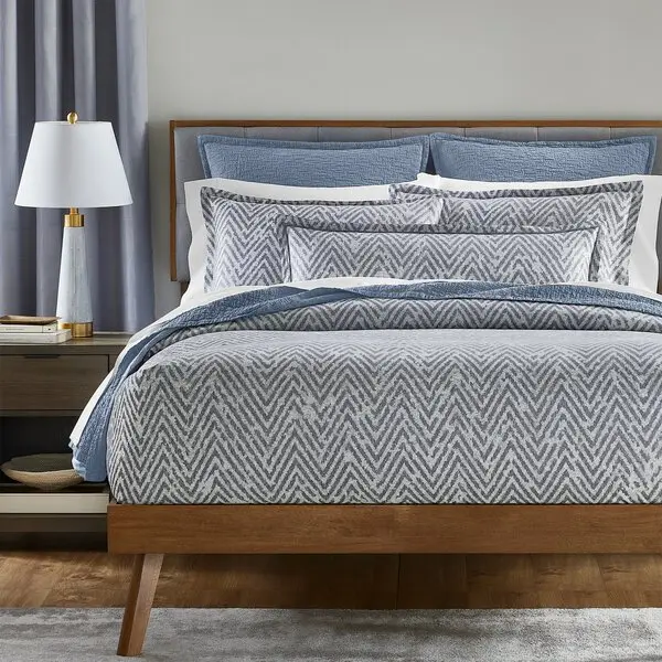 HUDSON PARK COLLECTION Distressed Chevron King Sham Set Exclusive