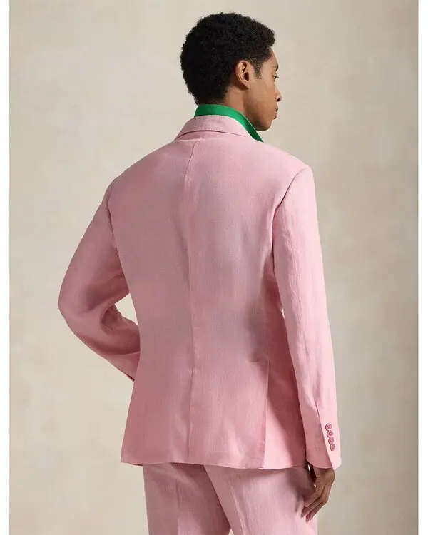 Polo Ralph Lauren Polo Tailored Linen Suit Jacket - Pink