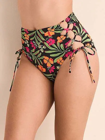 Victoria's Secret X Adore Me Tatiana Hi-waist Bikini Bottom - Multicolored