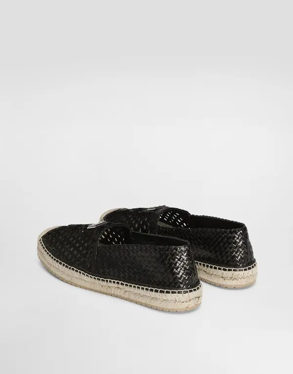 Dolce & Gabbana Calfskin Espadrilles - Black