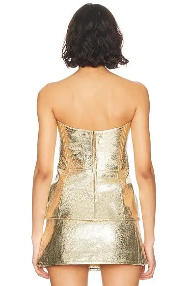 Retrofete Annie Leather Top