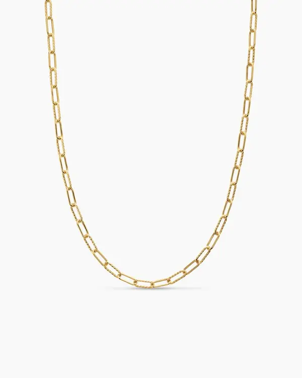 David Yurman Dy Madison® Chain Necklace In 18k Yellow Gold - All 18k Yellow Gold